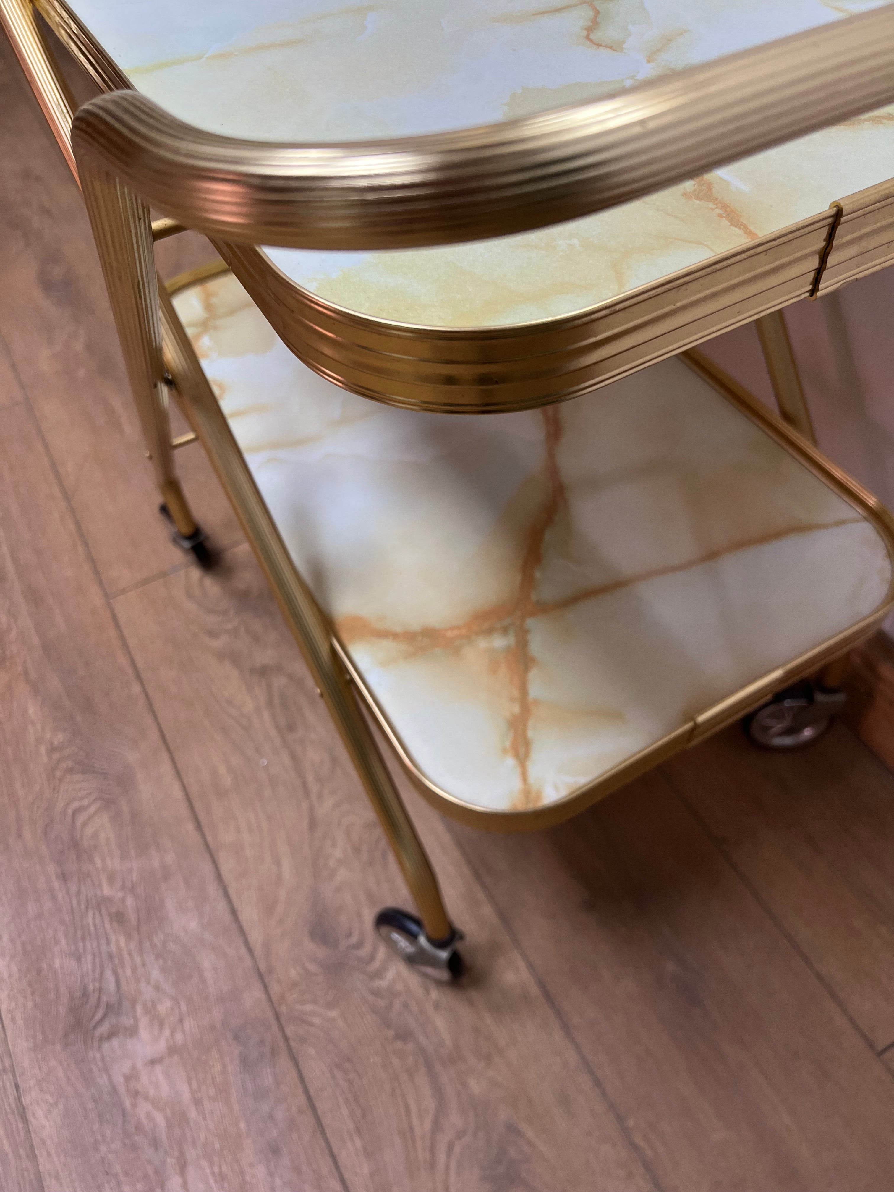 Vintage 2 Tier Hostess Tea / Bar Trolley (SKU026) – The Vintage ...